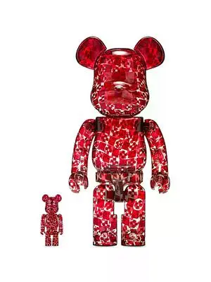 MEDICOM TOY X Sandro X Be@rbrick 100% And 400% Set - Red