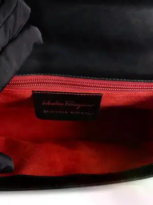 FERRAGAMO Gancini Calf Leather Shoulder Bag