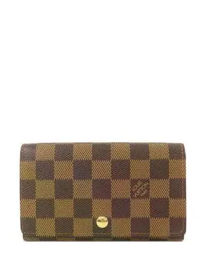 LOUIS VUITTON Damier Ébène Trésor Wallet - Brown