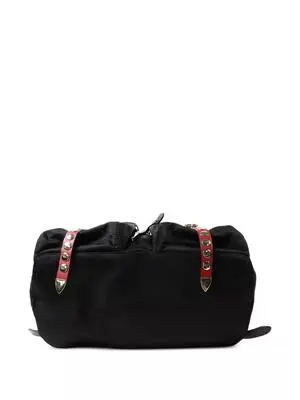 Prada Studded Buckled Backpack