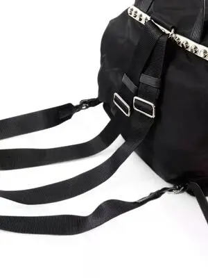 Prada Studded Buckled Backpack