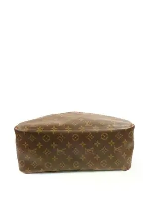 LOUIS VUITTON Monogram Deauville Handbag - Brown