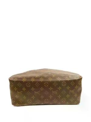 LOUIS VUITTON Monogram Deauville Handbag - Brown