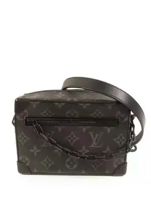 LOUIS VUITTON Mini Soft Trunk Monogram Eclipse Shoulder Bag