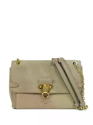 LOUIS VUITTON Pm Monogram Empreinte Vavin Shoulder Bag Neutrals