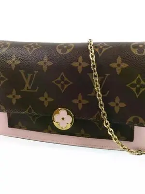 LOUIS VUITTON Flore Chain Wallet Shoulder Bag