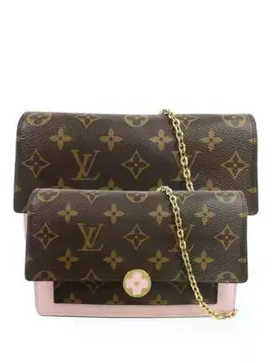 LOUIS VUITTON Flore Chain Wallet Shoulder Bag