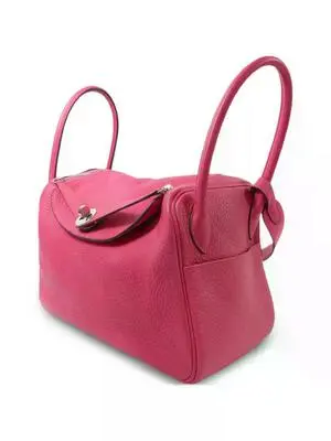 Hermès 26 Lindy Leather Shoulder Bag - Pink