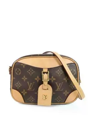 LOUIS VUITTON Monogram Deauville Mini Shoulder Bag - Brown