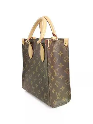LOUIS VUITTON Monogram Sac Plat Bb Tote Bag