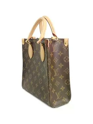 LOUIS VUITTON Monogram Sac Plat Bb Tote Bag