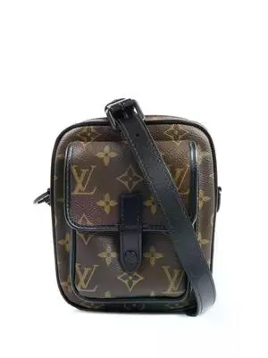 LOUIS VUITTON Monogram Macassar Christopher Shoulder Bag