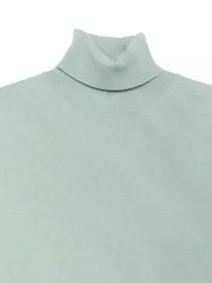Malo Roll-neck Long-sleeve Sweater - Green