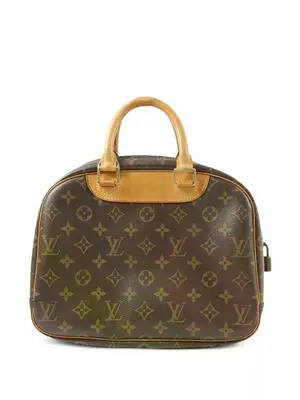 LOUIS VUITTON Monogram Trouville Tote Bag - Brown