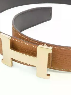 Hermès 2021 H Togo Leather Belt