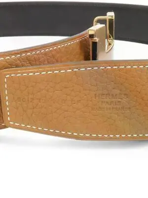 Hermès 2021 H Togo Leather Belt