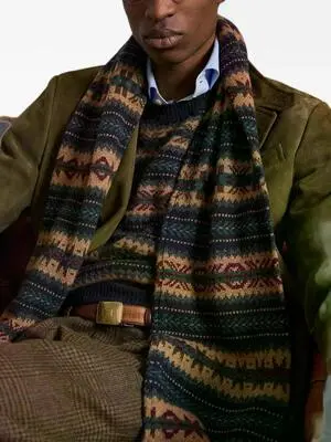 Polo Ralph Lauren Fair Isle Tassel-trimmed Scarf