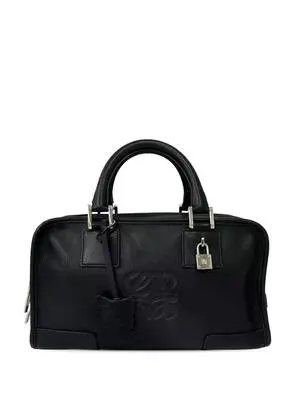Loewe 2000-2010 Leather Amazona 28 Handbag - Black
