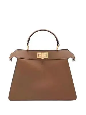 Fendi 2010-2026 Small Calfskin Peekaboo Iseeu Satchel