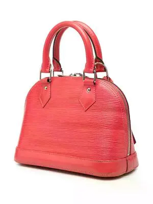 LOUIS VUITTON 2015 Epi Alma Bb Satchel