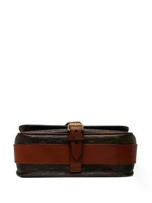 Saint Laurent 2021 Medium Coated Canvas Le Monogramme Buckle Crossbody Bag