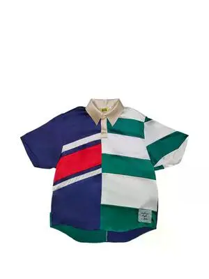 MELROSE HIGH X Lotto Ivy League Silk Polo Shirt