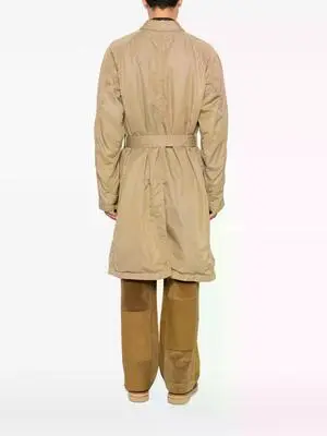 Comme Des Garçons Belted Gabardine Overcoat