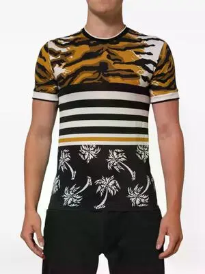 Dolce & Gabbana Printed Crew-neck T-shirt - Multicolour