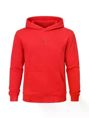 FILA Bentinci Logo-embroidered Hoodie - Red