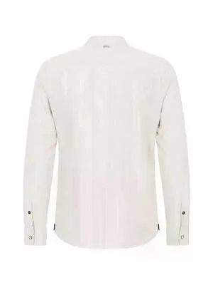 BALDININI Band-collar Long-sleeve Shirt