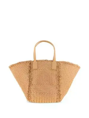 Dragon Diffusion Teresa Maxi Cabas Hand-woven Tote Bag - Neutrals