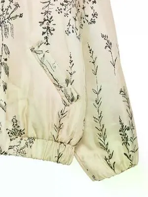 ALYSI Floral-print Bomber Jacket