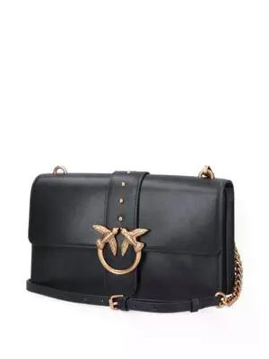 Pinko Love Bag One Medium Handbag In Leather - Black