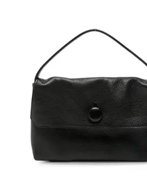 THE ROW Sally Button-detail Grained-leather Mini Bag