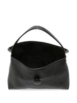 THE ROW Sally Button-detail Grained-leather Mini Bag
