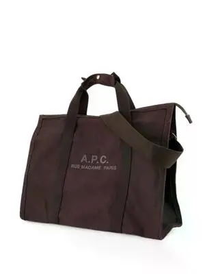 A.p.c. Recuperation Logo-print Bag - Brown