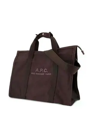 A.p.c. Recuperation Logo-print Bag - Brown