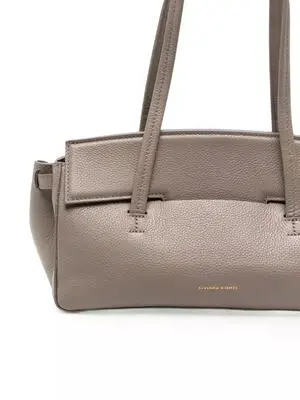 Liviana Conti Grained Leather Shoulder Bag