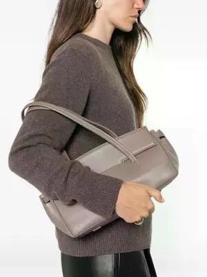 Liviana Conti Grained Leather Shoulder Bag
