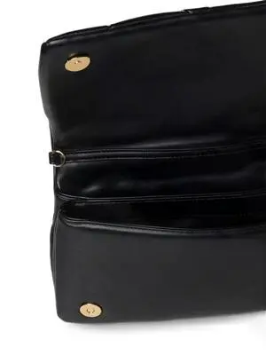 Moschino Quilted Logo-plaque Shoulder Bag