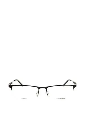 FERRAGAMO Rectangle-frame Glasses - Black