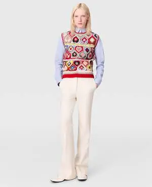 Stella McCartney Hand-crocheted Heart Vest