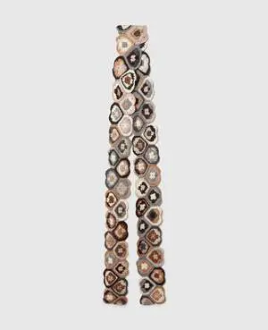 Stella McCartney Hand-crocheted Heart Scarf - Multicolour