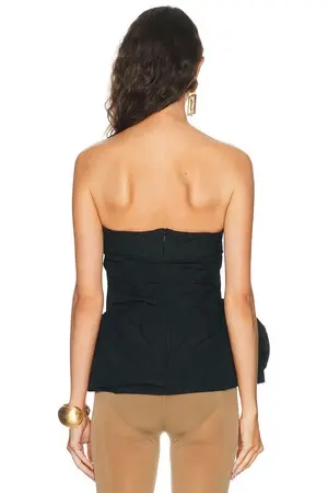 Magda Butrym Strapless Corset Top