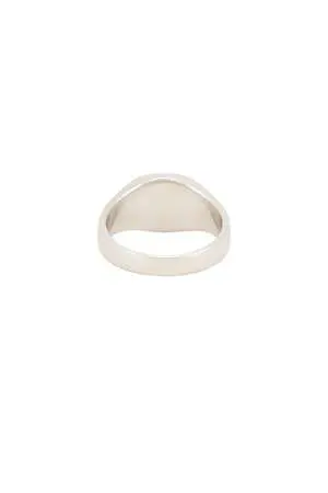 SERGE DENIMES Signet Ring In Metallic
