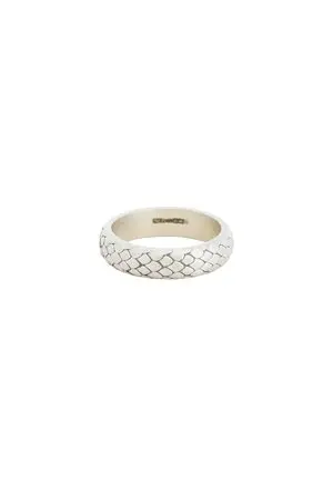 SERGE DENIMES Scale Ring In Metallic