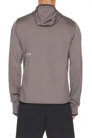 On Climate Zip Hoodie In Grey