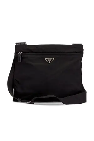 Prada Tessuto Flat Messenger Bag