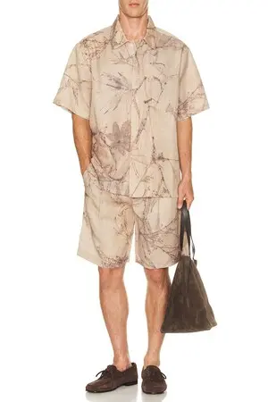 FENG CHEN WANG Printed Plant Dye Shirt