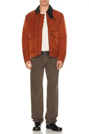 Fred Perry Nylon Caban Jacket In Red